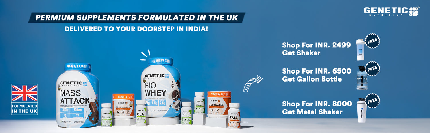 Genetic Nutrition | India's Best Whey Protein, Sports & Nutra Products