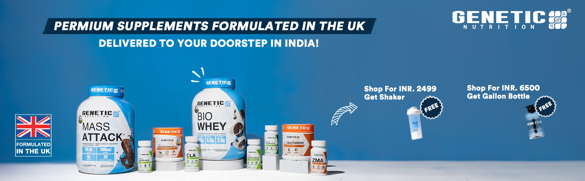 Genetic Nutrition | India's Best Whey Protein, Sports & Nutra Products