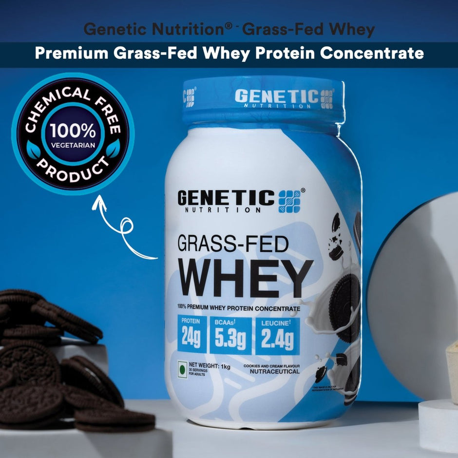 Grass-Fed Whey | Whey Protein Concentrate Powder – Genetic Nutrition