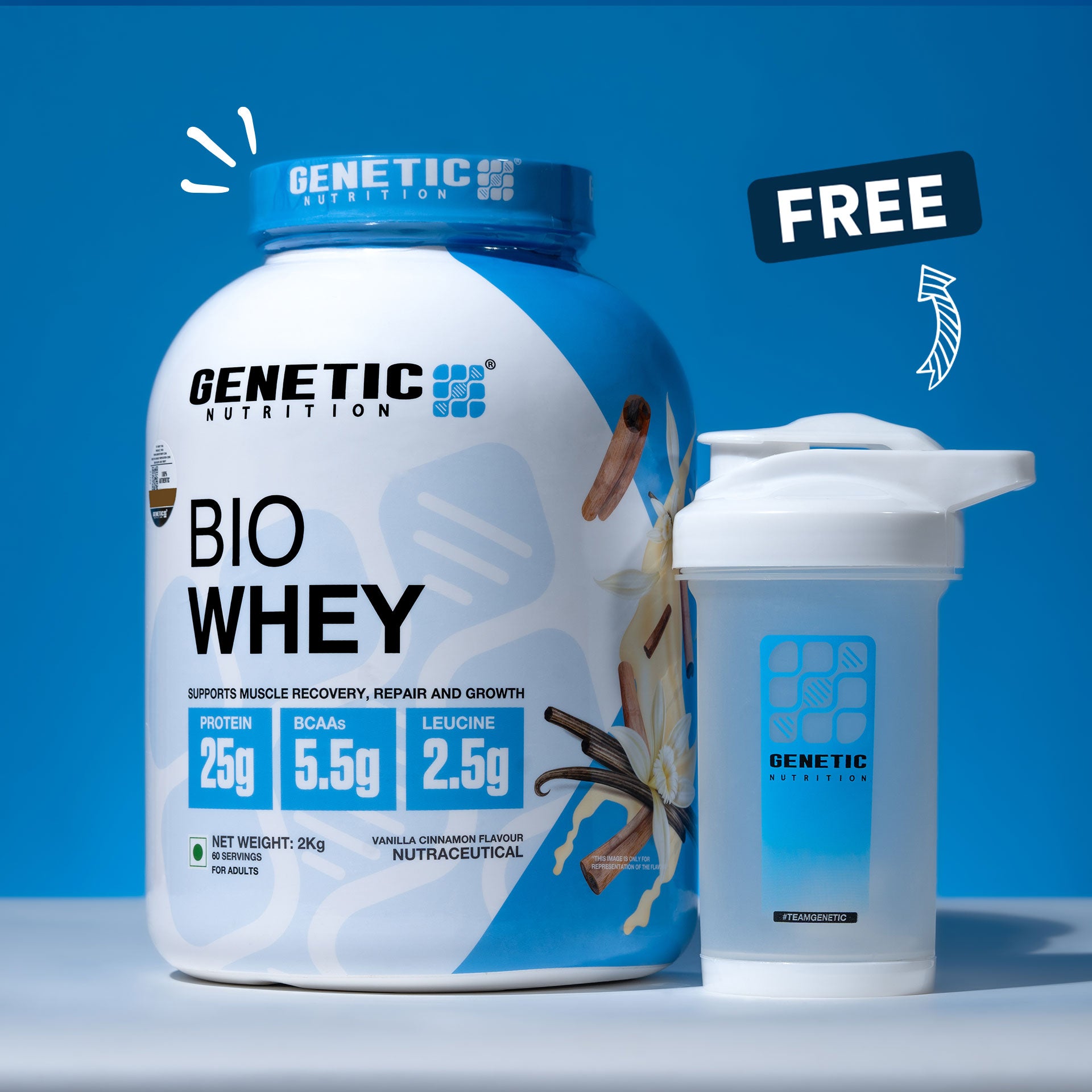 Buy Bio Whey Protein - The Best Grass-Fed Whey Protein – Genetic Nutrition