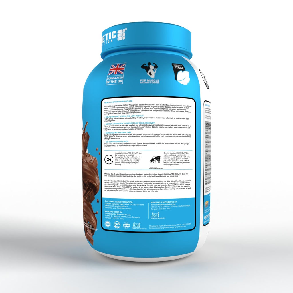 Pro Isolate: Buy the Best Whey Isolate Protein Powder – Genetic Nutrition