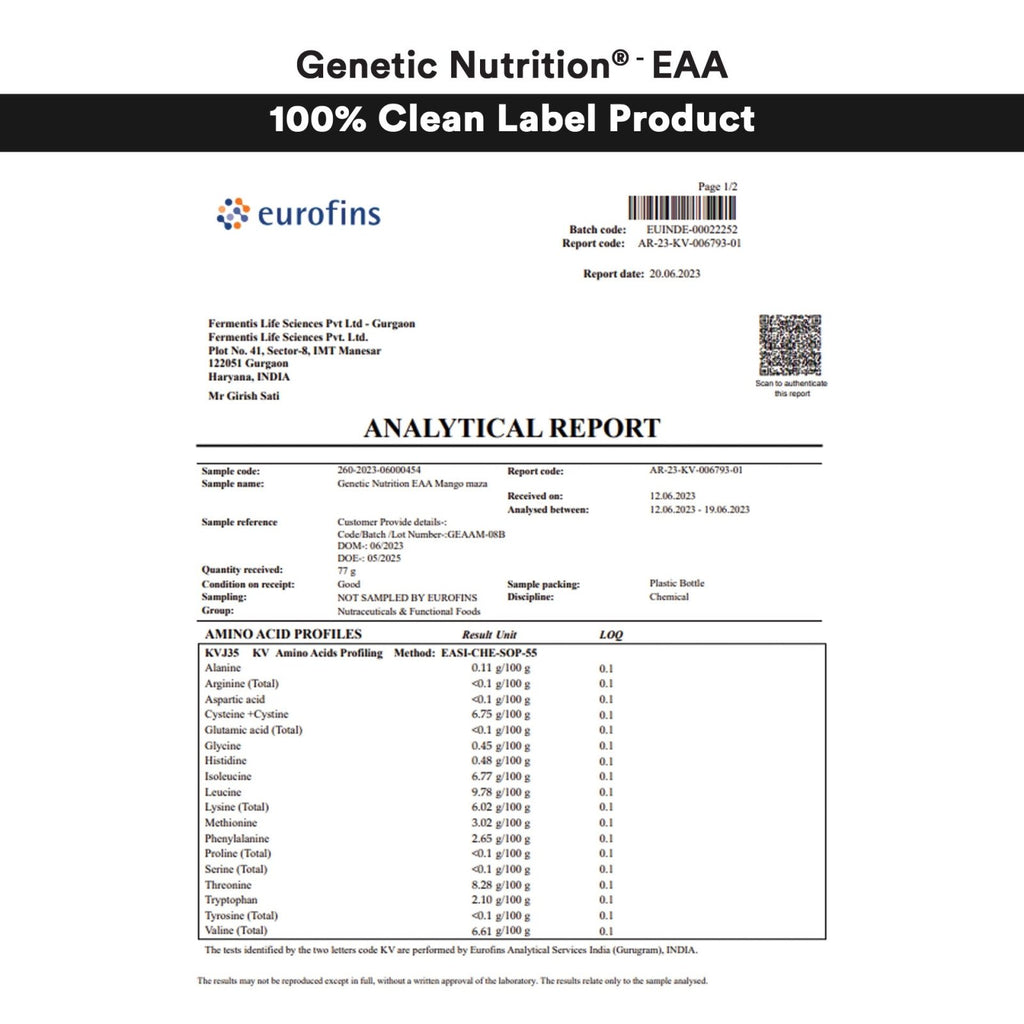 Buy Ultra EAA - Essential Amino Acid Supplement | Genetic Nutrition