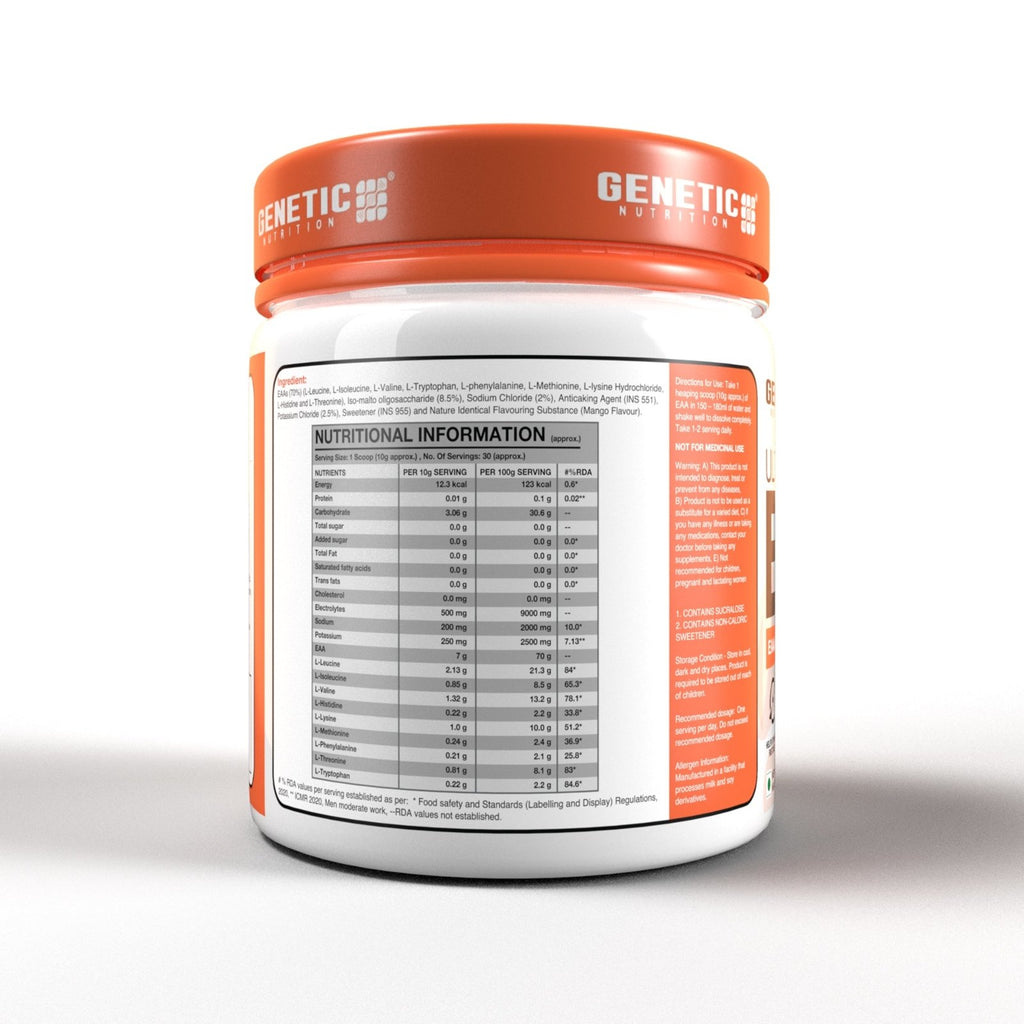 Ultra EAA: Essential Amino Acids for Muscle Recovery – Genetic Nutrition
